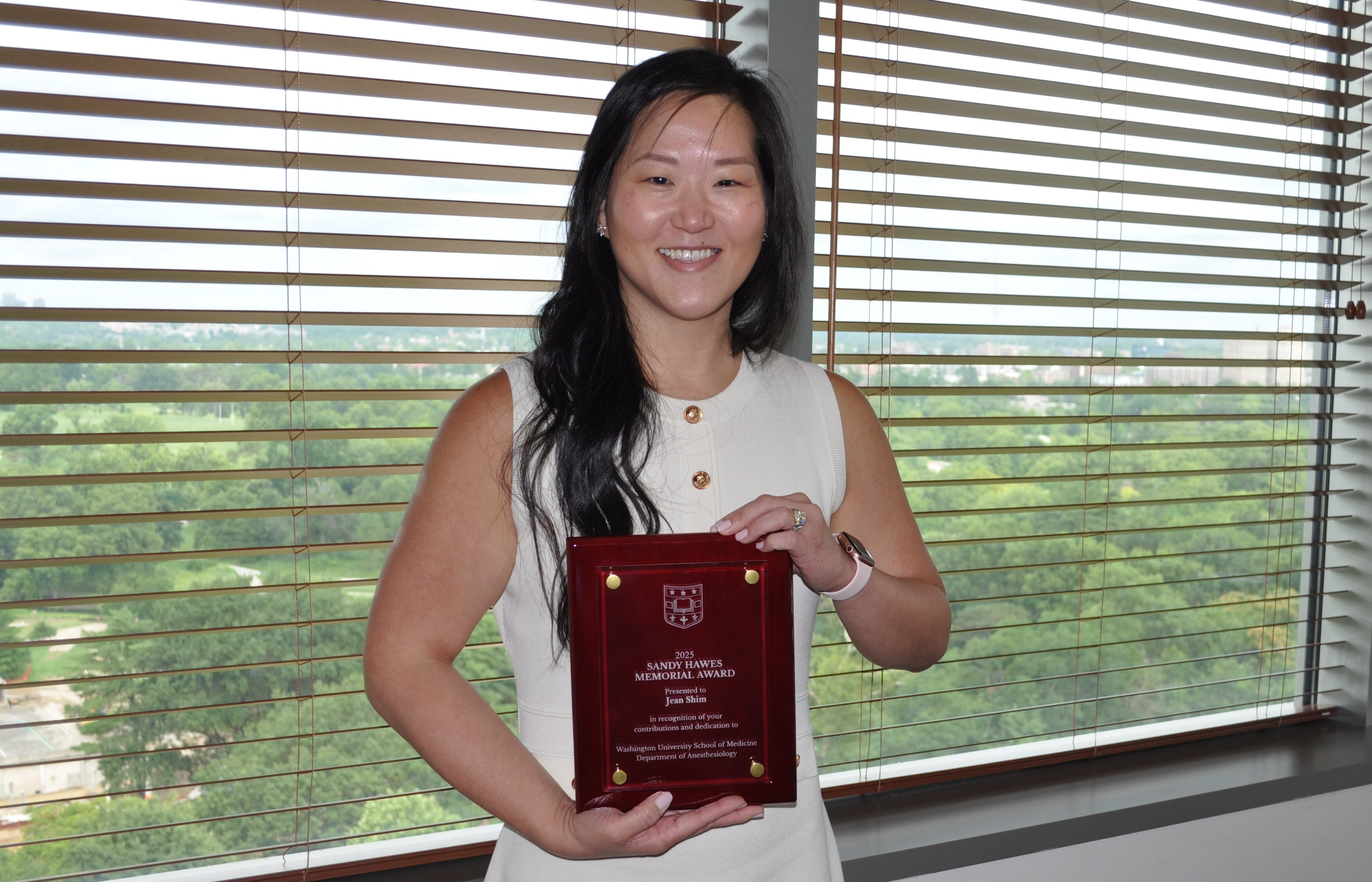 Jean Shim receives 2025 Sandy Hawes Memorial Award | Anesthesiology ...