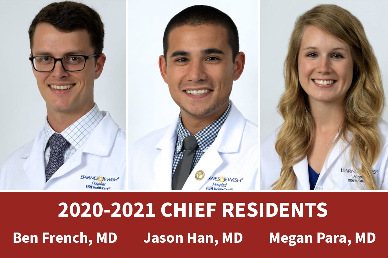 Chief Residents Announced for 2020-2021 | Anesthesiology | Washington ...